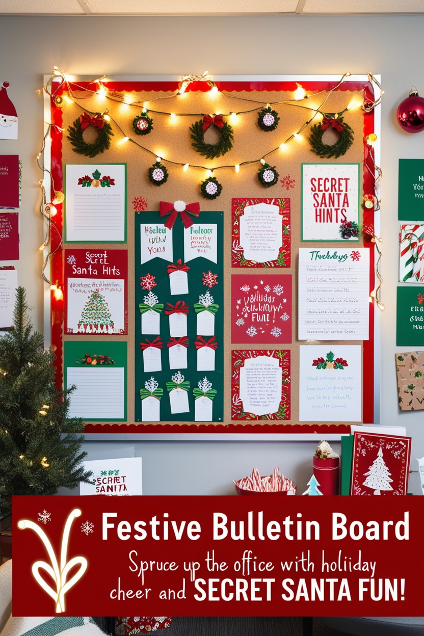 21 DIY Office Christmas Decor Ideas