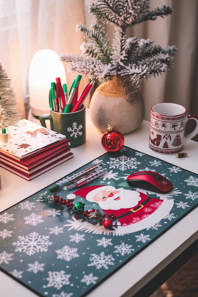 21 DIY Office Christmas Decor Ideas