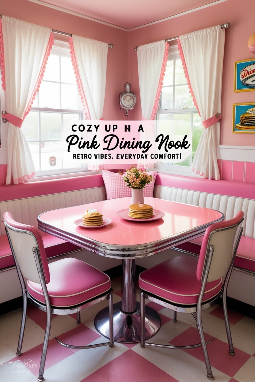 21 Retro Pink Kitchen Ideas for Vintage Charm - Fix The Disposal