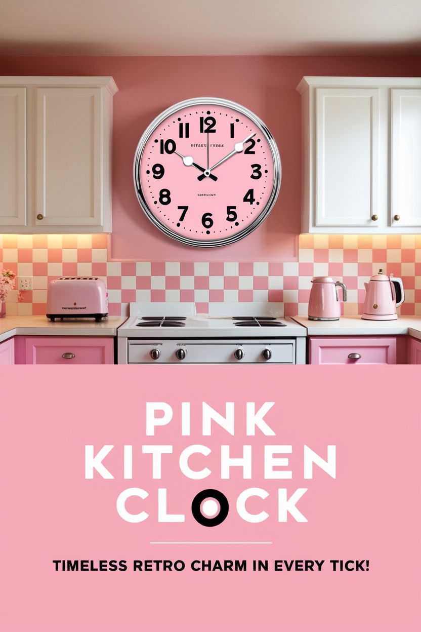 21 Retro Pink Kitchen Ideas for Vintage Charm - Fix The Disposal