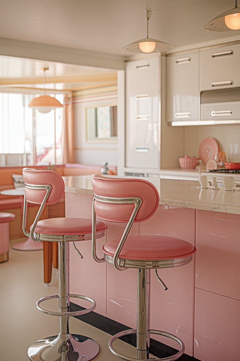 21 Retro Pink Kitchen Ideas for Vintage Charm - Fix The Disposal