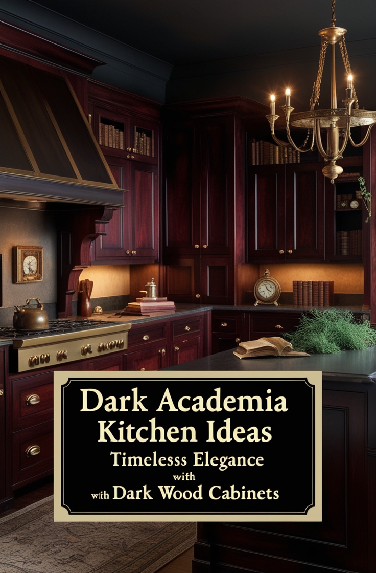 15 Dark Academia Kitchen Ideas to Inspire Timeless Elegance