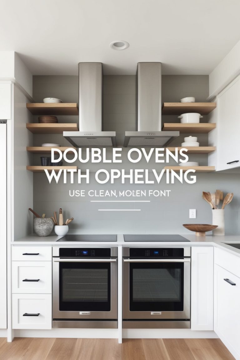 15 Double Oven Kitchen Layout Ideas for Better Cooking Efficiency