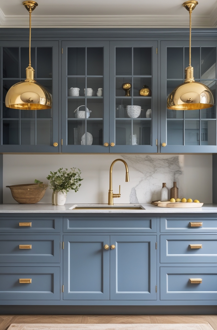 15 Blue Gray Kitchen Cabinets for a Stylish, Modern Touch