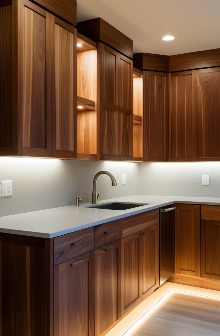 15 Stunning Walnut Kitchen Cabinet Ideas for a Timeless Look