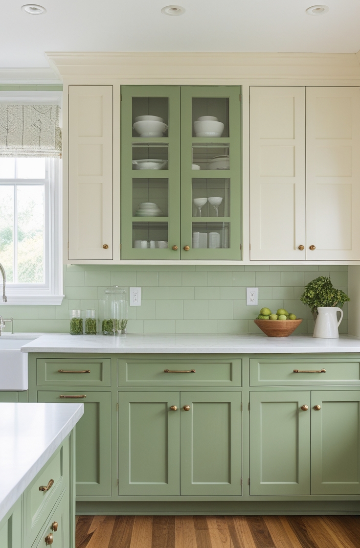 15 Inspiring Sage Green-Themed Kitchen Ideas for a Tranquil Space