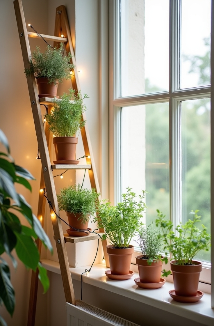 11 Ladder Herb Garden Ideas for Small Spaces & Creative Displays