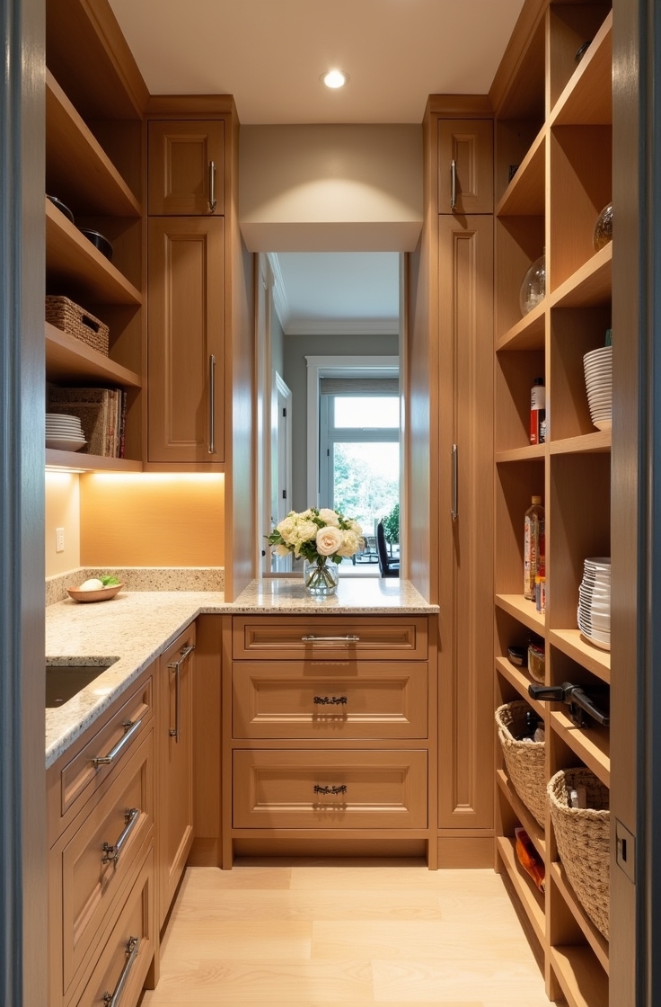 15 L-Shaped Pantry Ideas for Stylish and Functional Storage