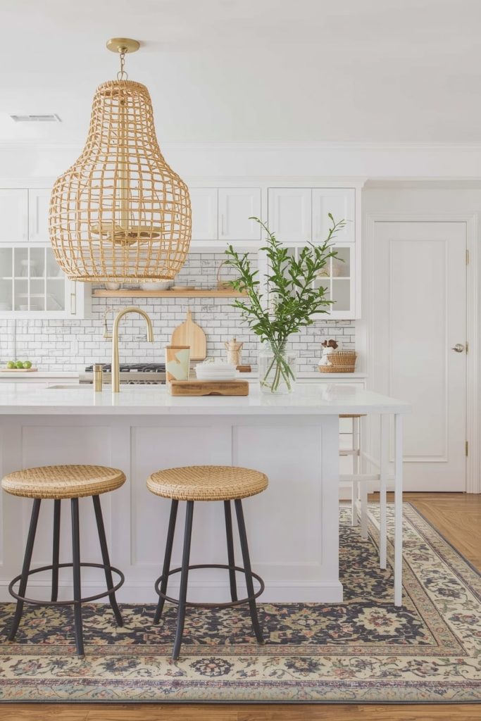 11 Boho Kitchen Island Ideas for a Warm, Natural Look