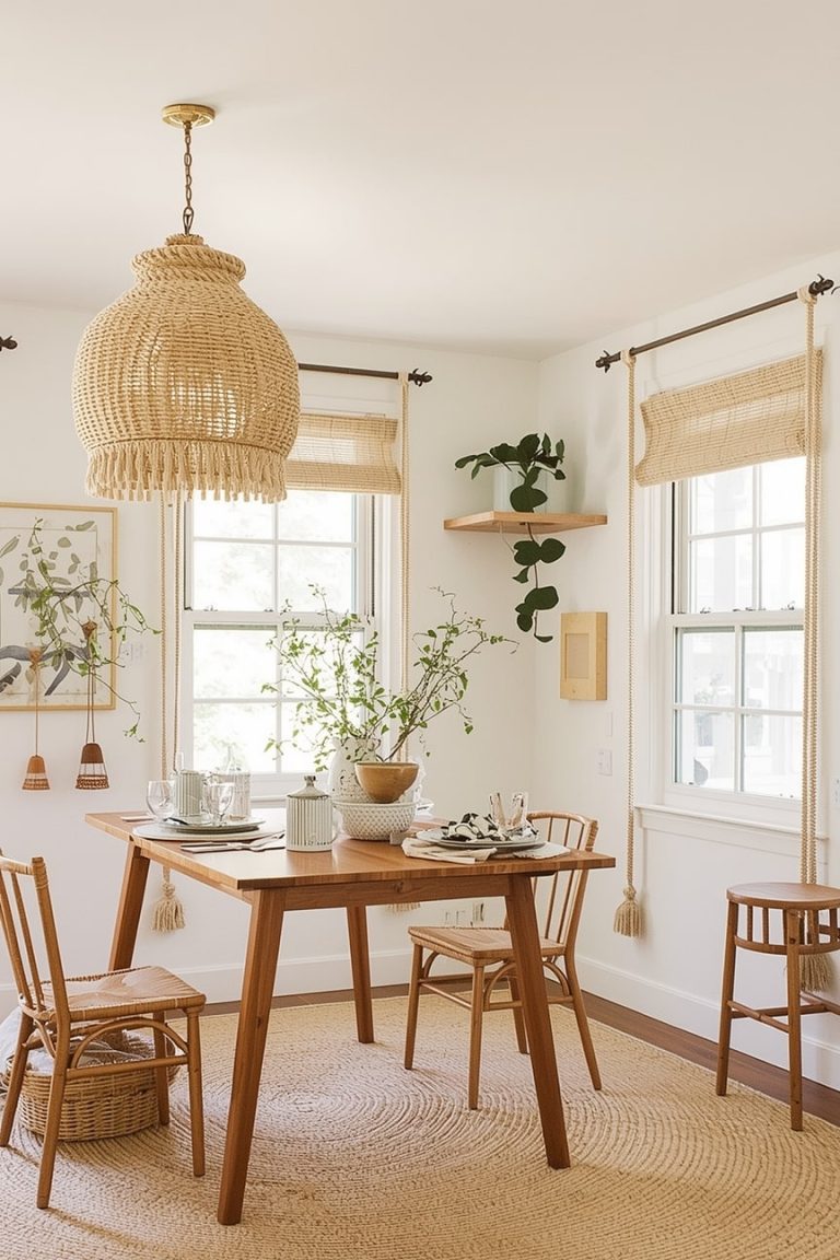 11 Boho Kitchen Lighting Ideas for a Warm, Cozy Glow