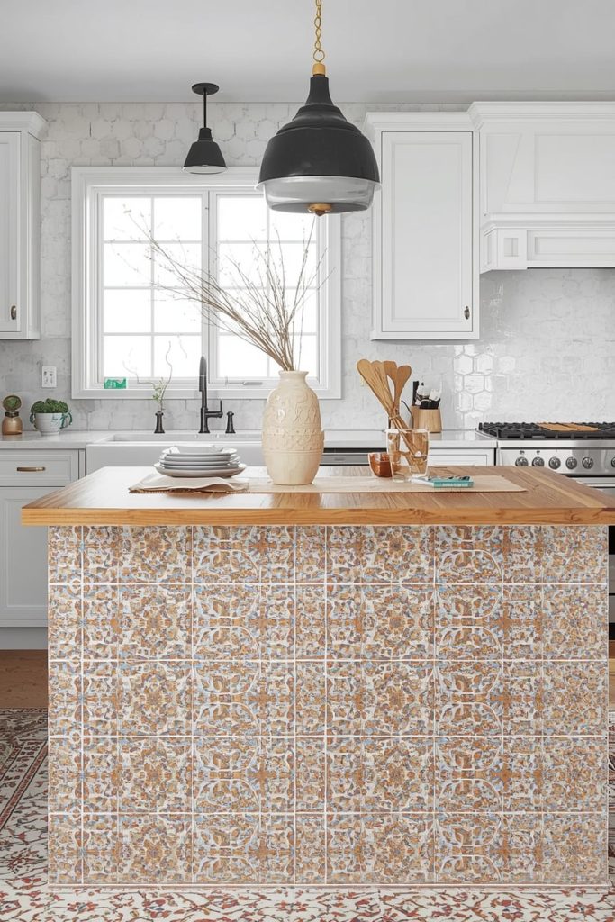 11 Boho Kitchen Island Ideas for a Warm, Natural Look