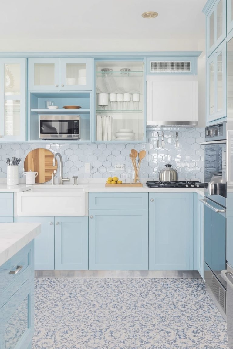11 Blue Color Kitchen Ideas for a Stylish & Modern Home