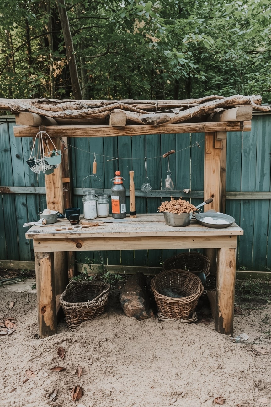 11 Mud Kitchen Ideas for Creative Outdoor Play at Home