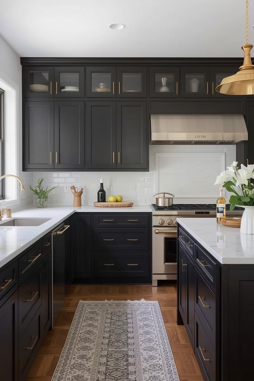 11 Dark Color Kitchen Ideas for a Stylish & Modern Home