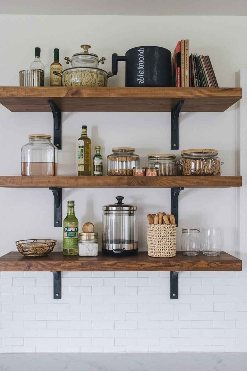 11 Kitchen Shelf Ideas That Improve Storage and Style