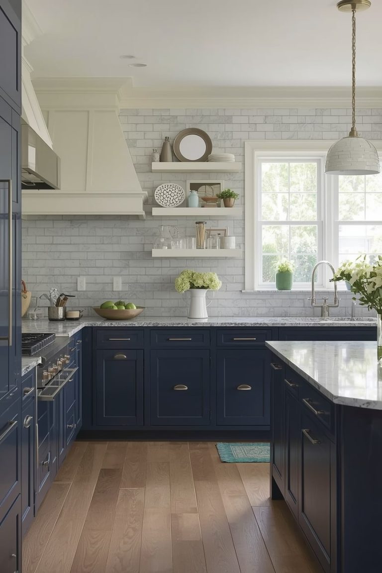 9 Navy Blue and Cream Kitchen Ideas for Timeless Style