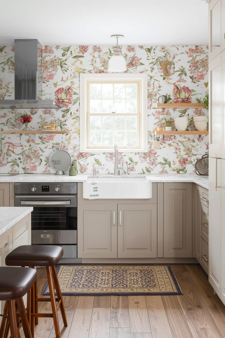 11 Kitchen Wallpaper Ideas That Instantly Transform Your Space