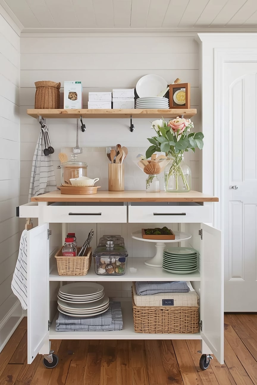9 Mobile Kitchen Island Ideas to Maximize Your Space