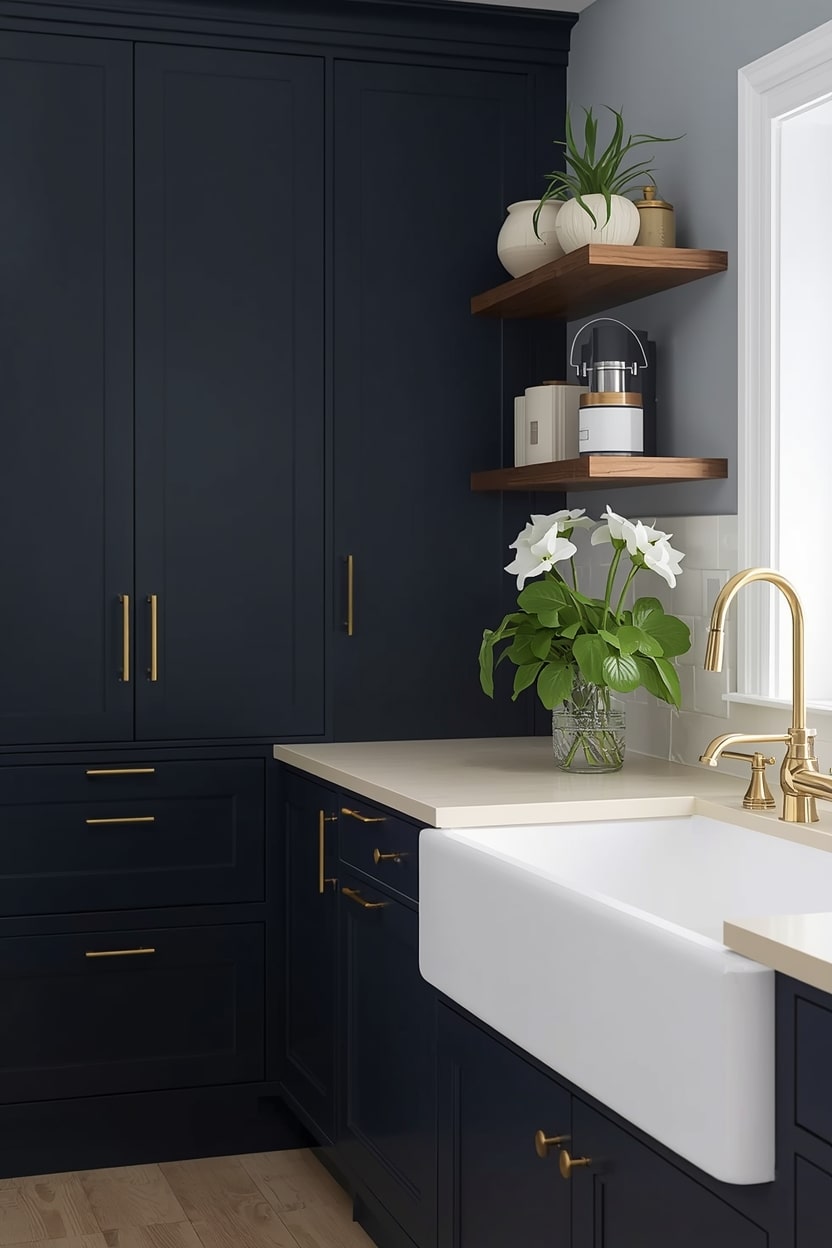 9 Navy Blue and Cream Kitchen Ideas for Timeless Style