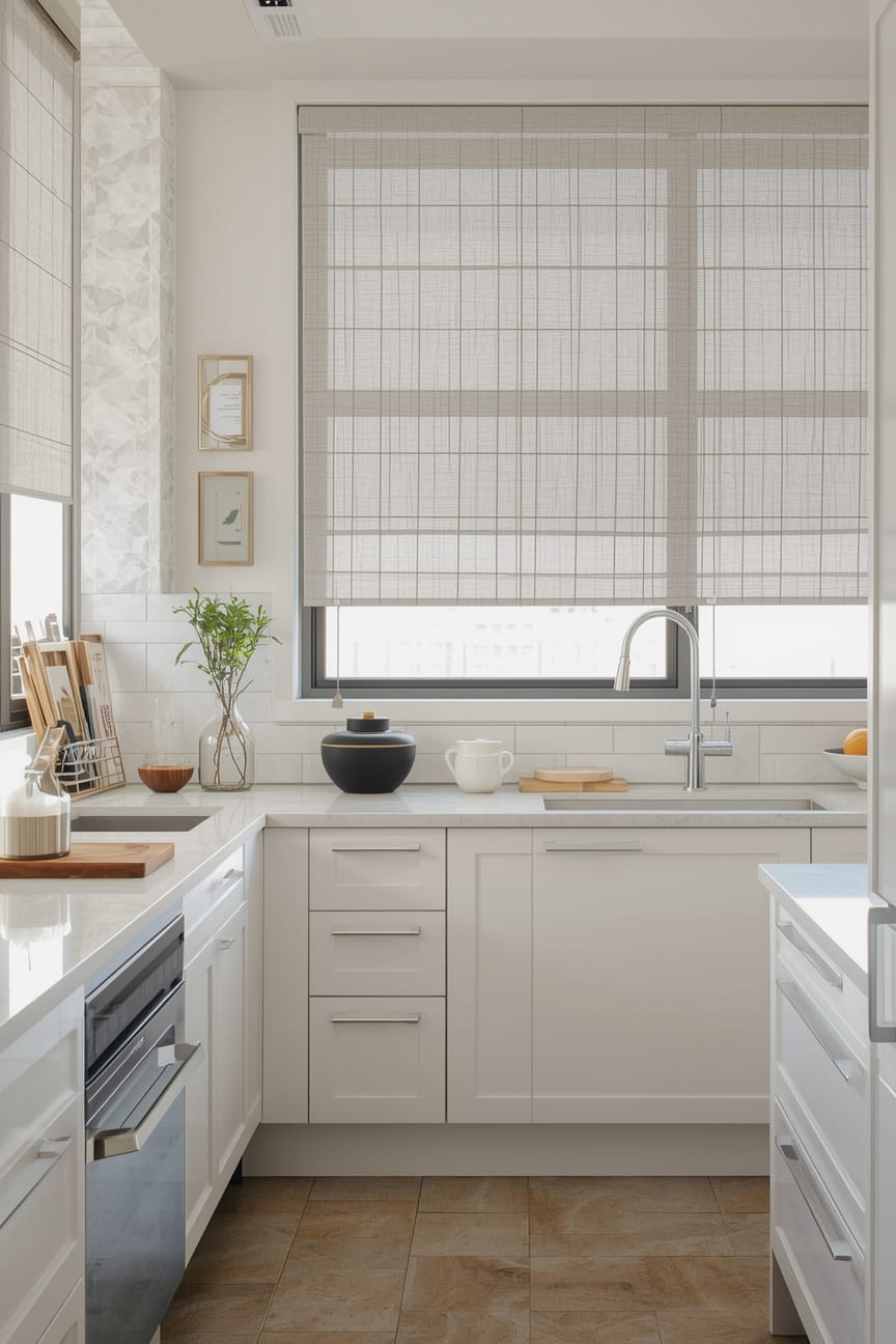 13 Blind Ideas for Kitchen Window That Are Stylish & Practical
