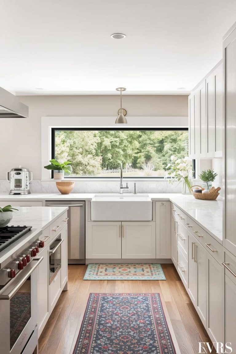 11 Large Kitchen Window Ideas to Maximize Light & Views