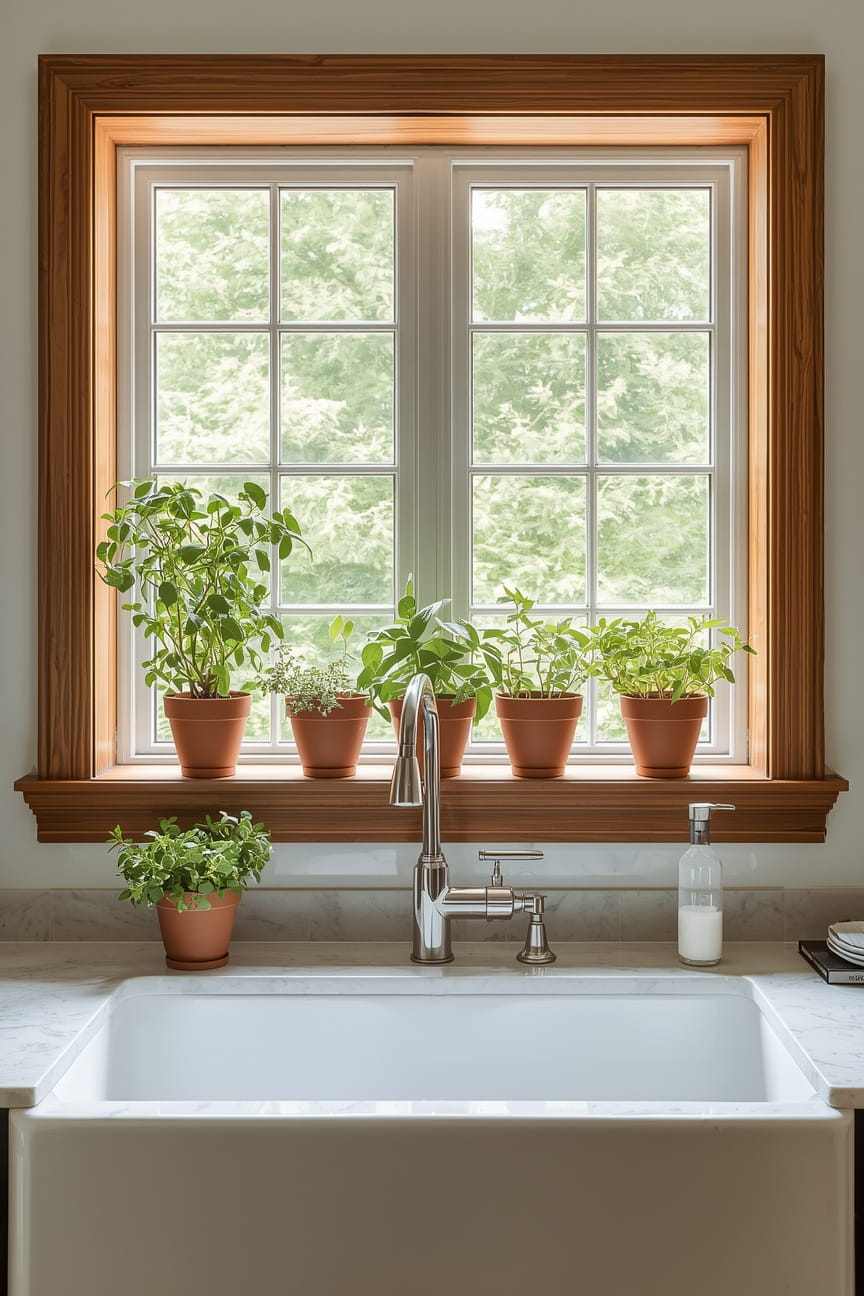 11 Kitchen Window Ideas Over Sink Plants for a Fresh Look