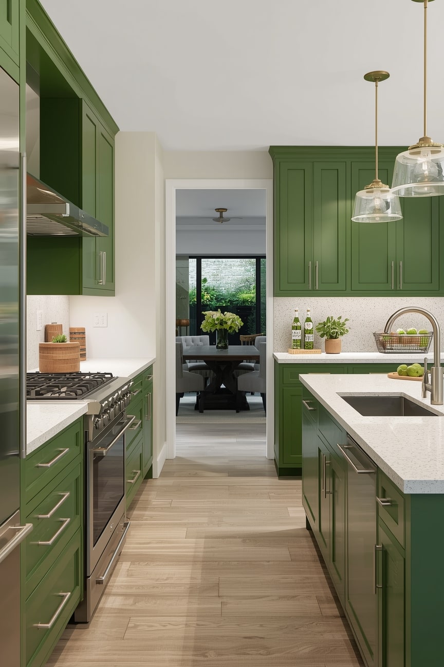 13 Retro Green Kitchen Ideas for a Stylish Vintage-Inspired Makeover