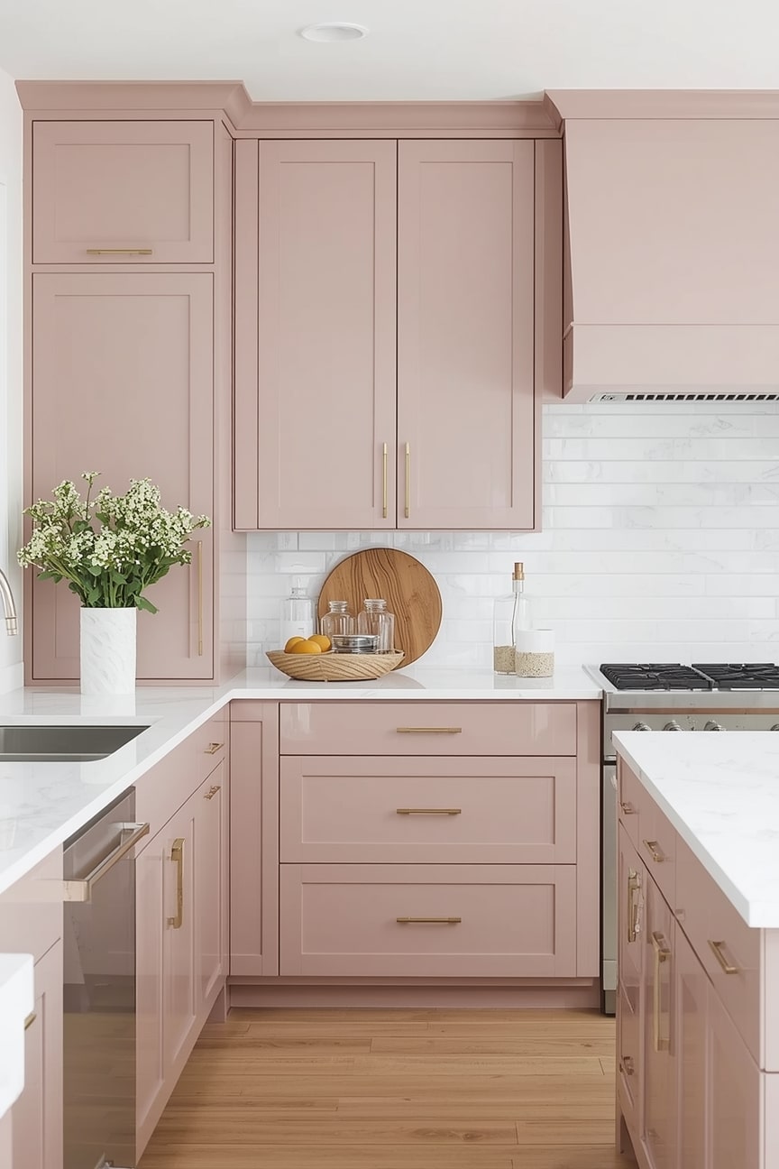 11 Pink and White Kitchen Ideas for a Stylish, Modern Look