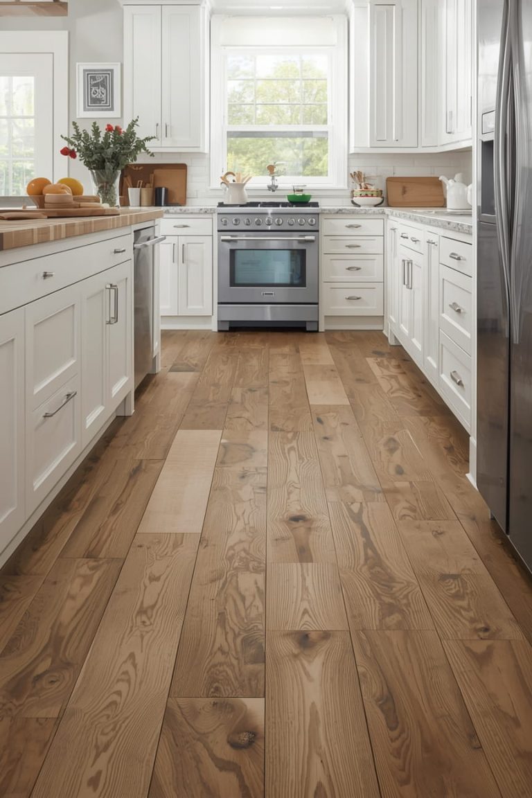 11 Rustic Kitchen Flooring Ideas for a Warm Farmhouse Look