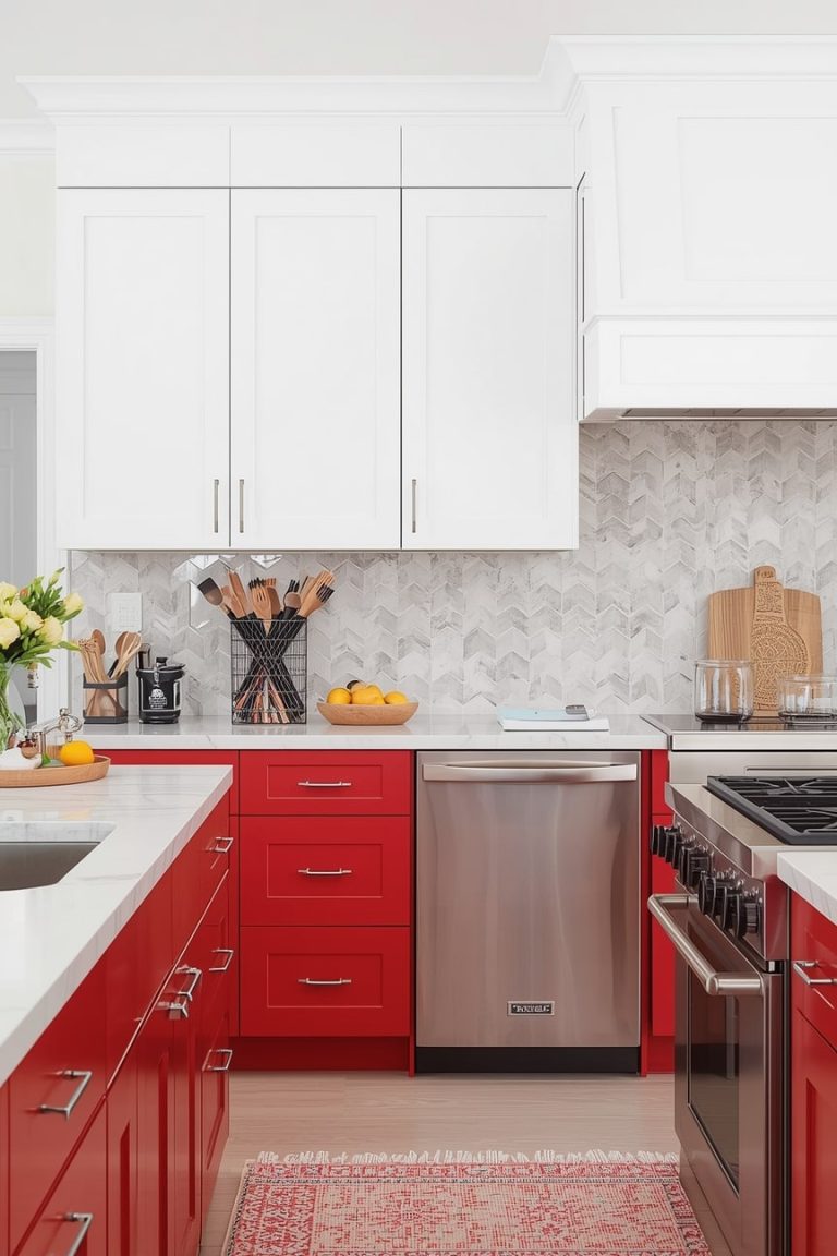 9 Red and White Kitchen Ideas for a Bold, Stylish, and Timeless Look