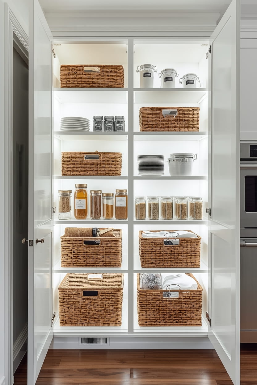 10 Floor-to-Ceiling Pantry Cabinet Ideas for Stylish Storage