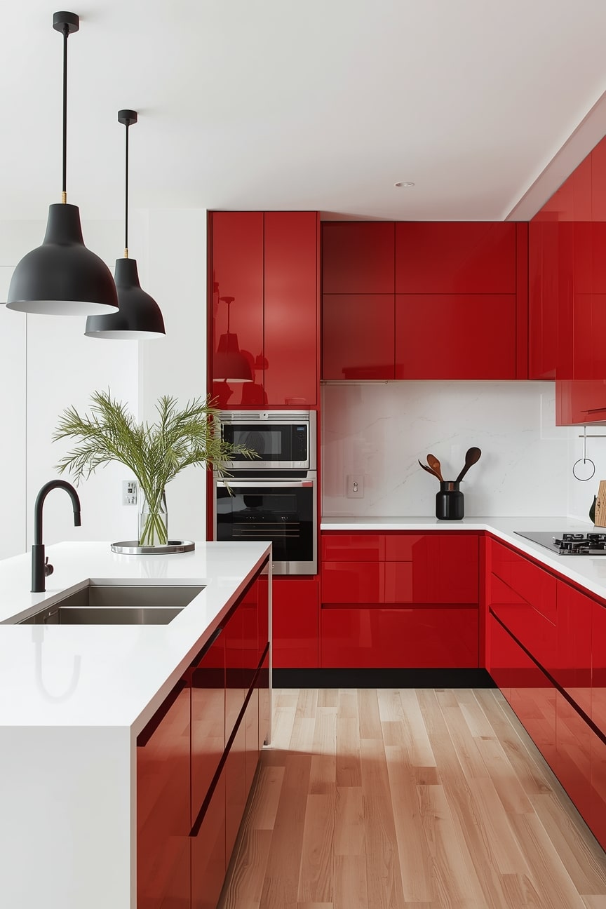 9 Red and White Kitchen Ideas for a Bold, Stylish, and Timeless Look