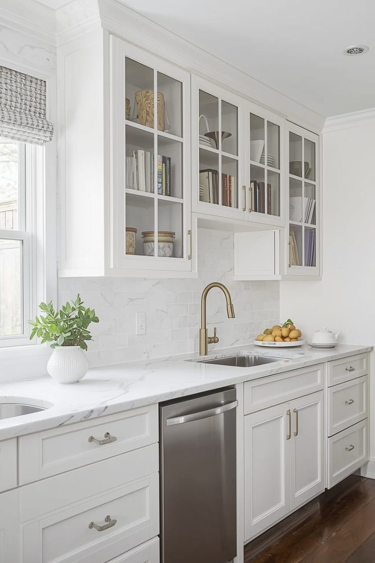 10 Kitchen Upper Cabinets Ideas for Modern, Small & Farmhouse Kitchens