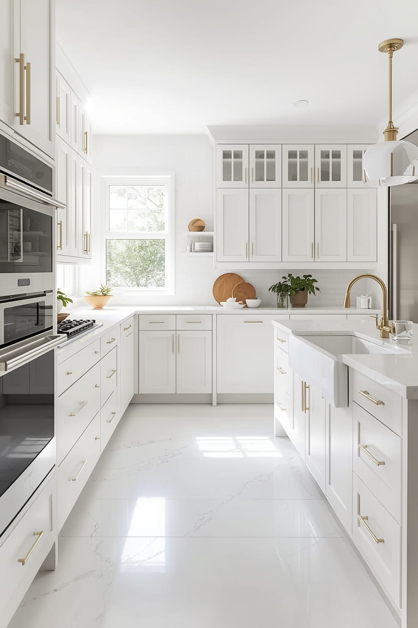 11 Timeless White Kitchen Flooring Ideas