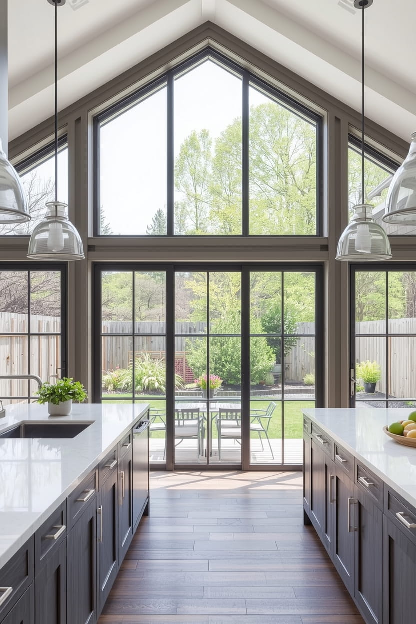 11 Large Kitchen Window Ideas to Maximize Light & Views