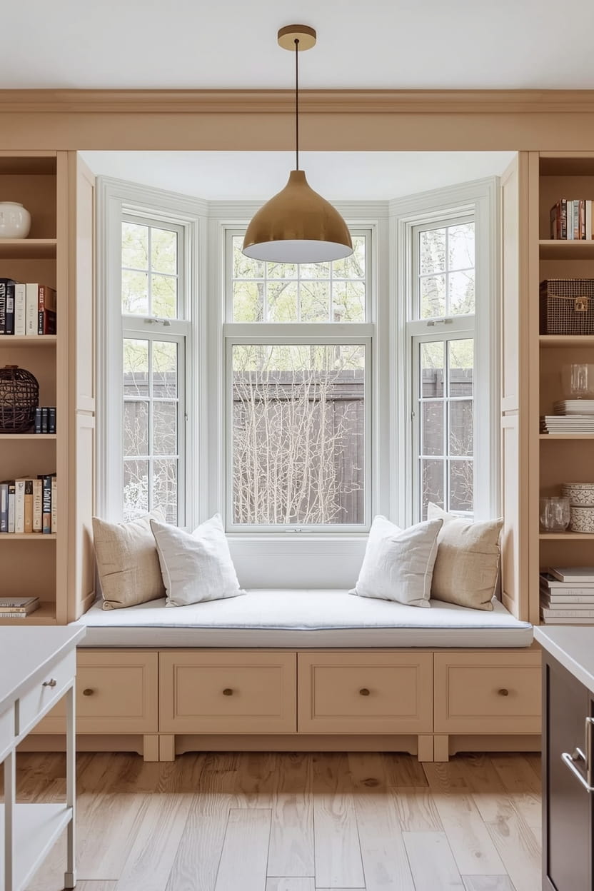 14 Kitchen Bay Window Ideas for Seating, Storage & Style
