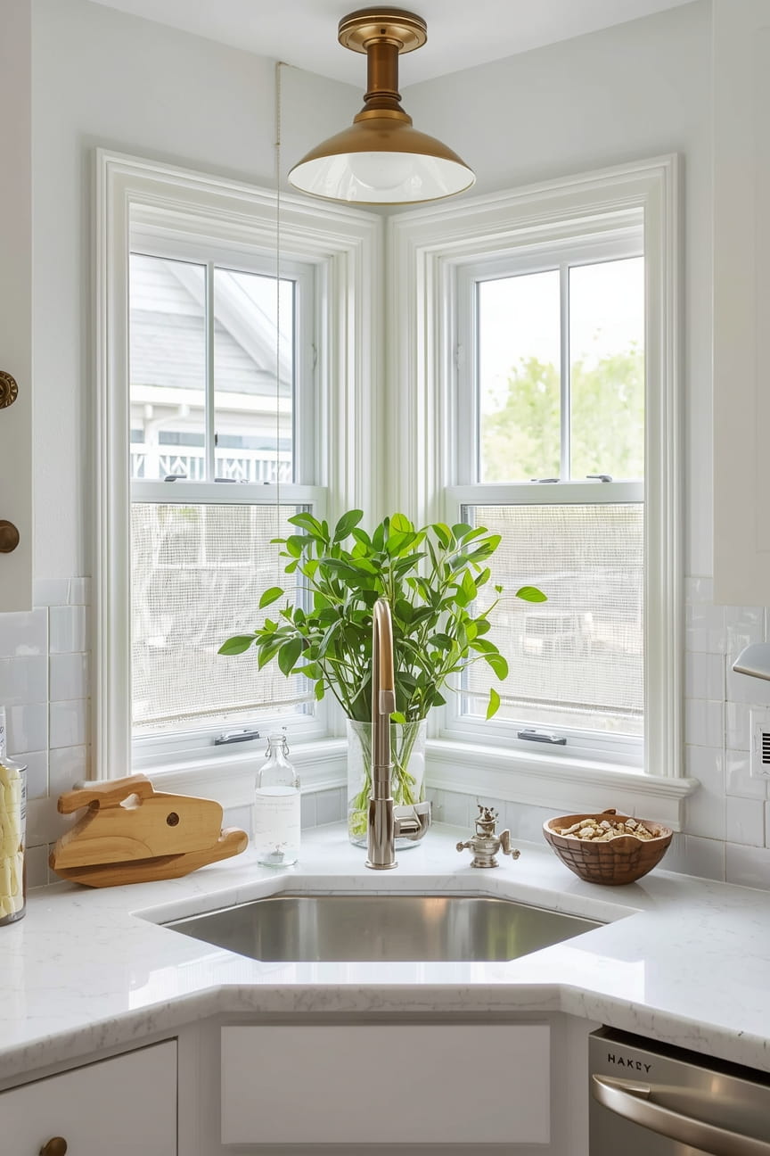 12 Tiny Kitchen Window Ideas to Brighten & Maximize Space