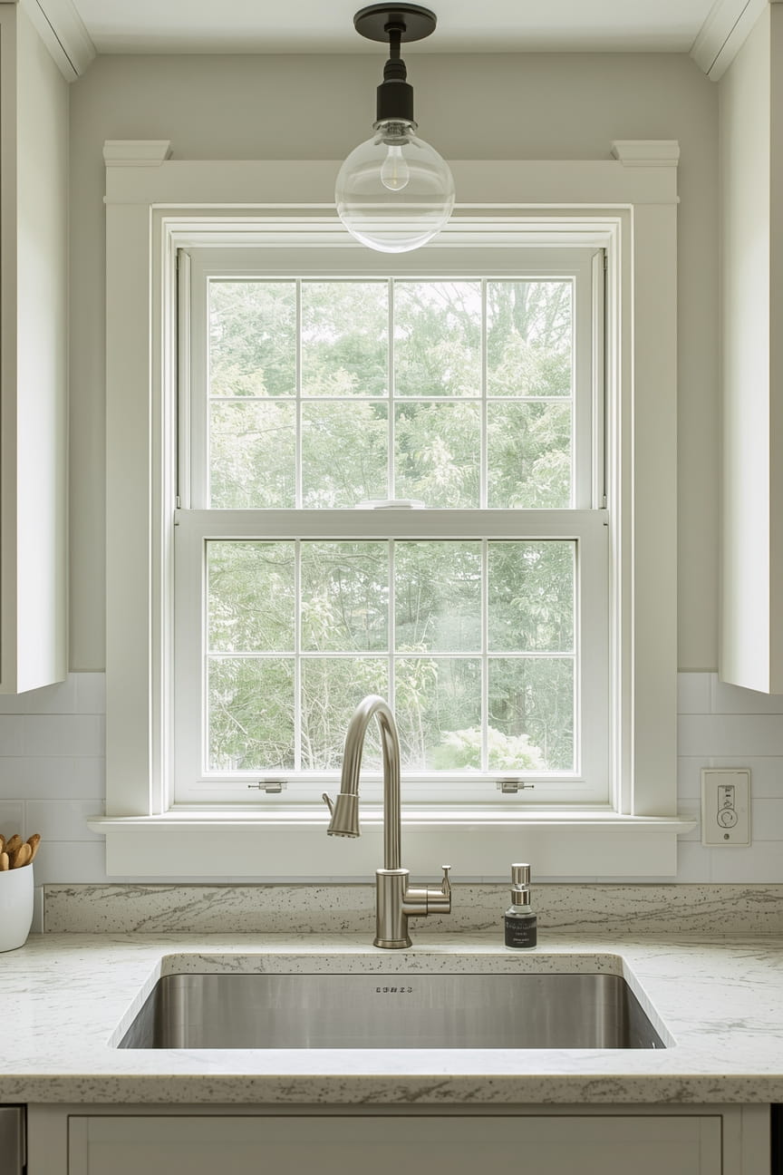13 Window Over Kitchen Sink Ideas for a Bright Kitchen - Fix The Disposal