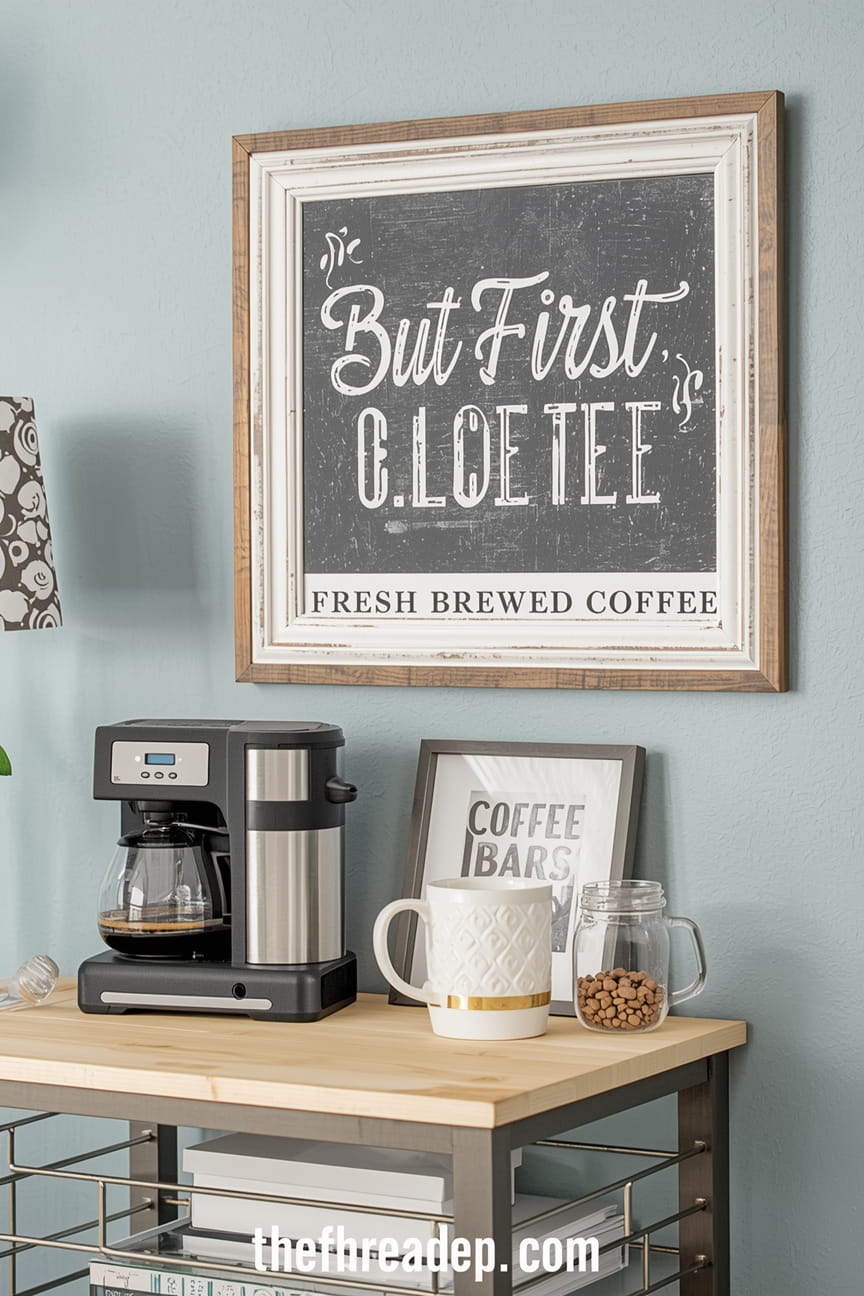 13 Coffee Corner Ideas for Small Spaces That Save Space