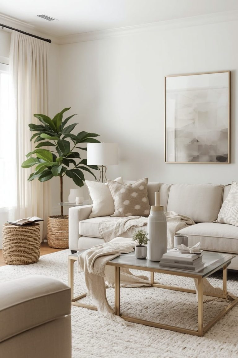 9 Minimalist Neutral Living Room Ideas for Summer