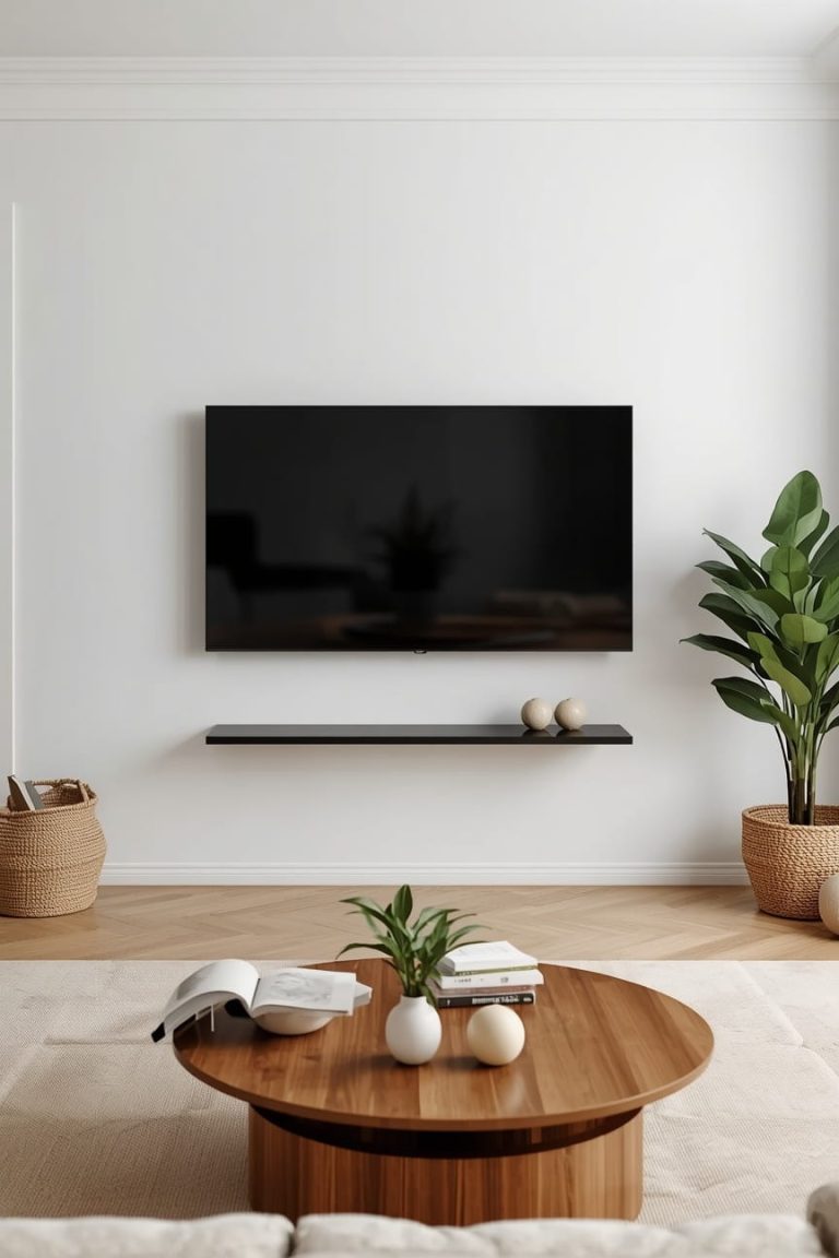 Minimalist Living Room with TV: 11 Modern Ideas
