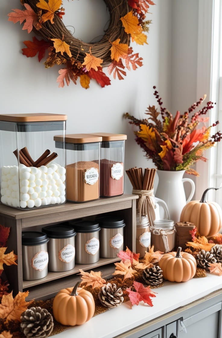 10 Fall Coffee Bar Decor Ideas for a Cozy & Stylish Autumn Setup