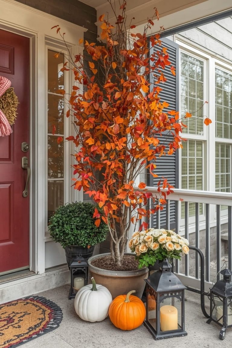 12 Fall Tree Ideas for Stunning Outdoor Autumn Decor