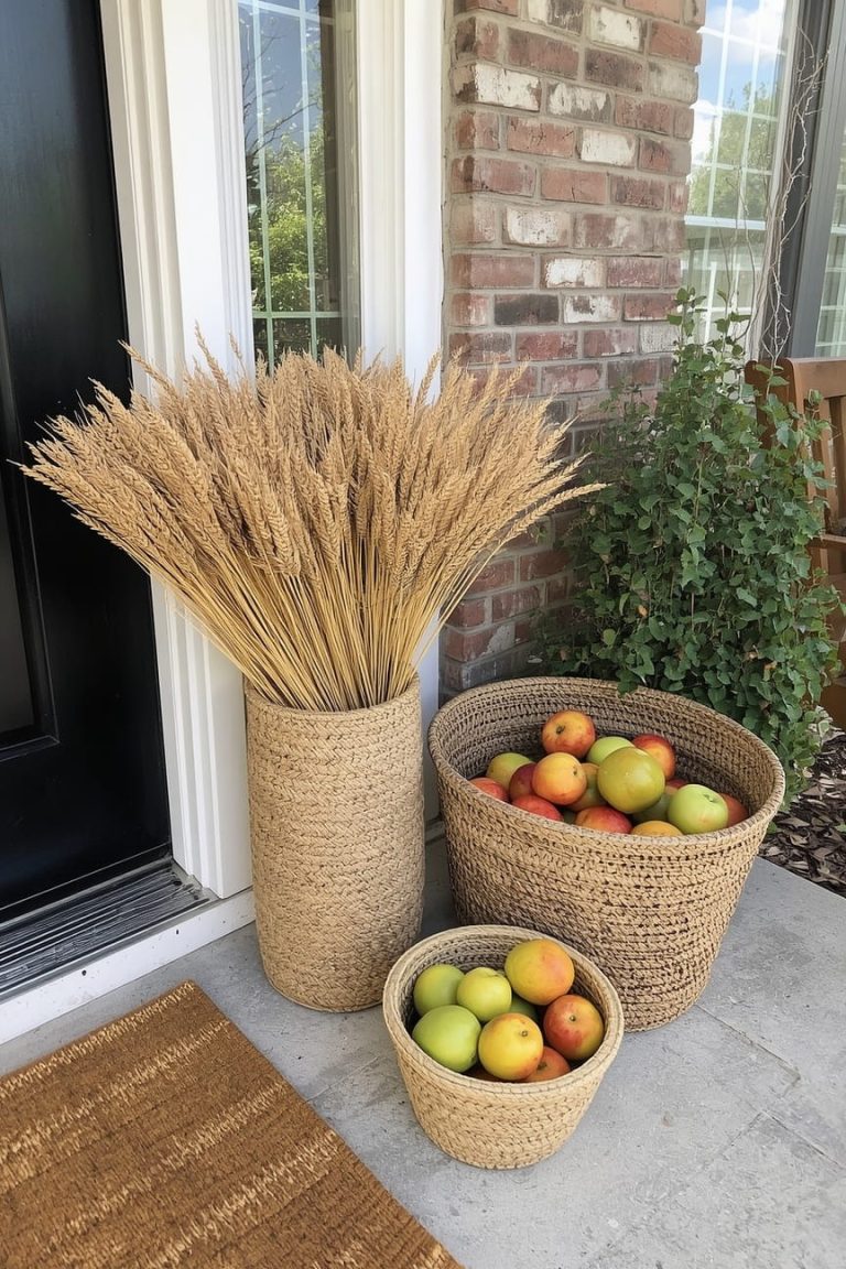11 Outdoor Fall Decor Ideas for Cozy Autumn Curb Appeal