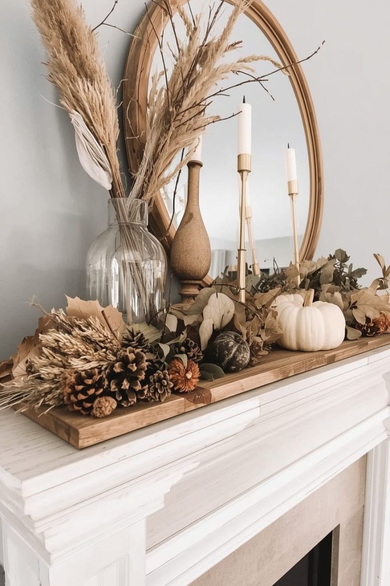 8 Fall Fireplace Decor Ideas for a Cozy Autumn Home